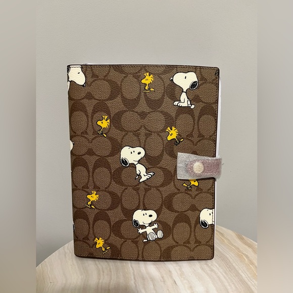 Coach | Office | Coach X Peanuts Notebook In Signature Canvas With ...
